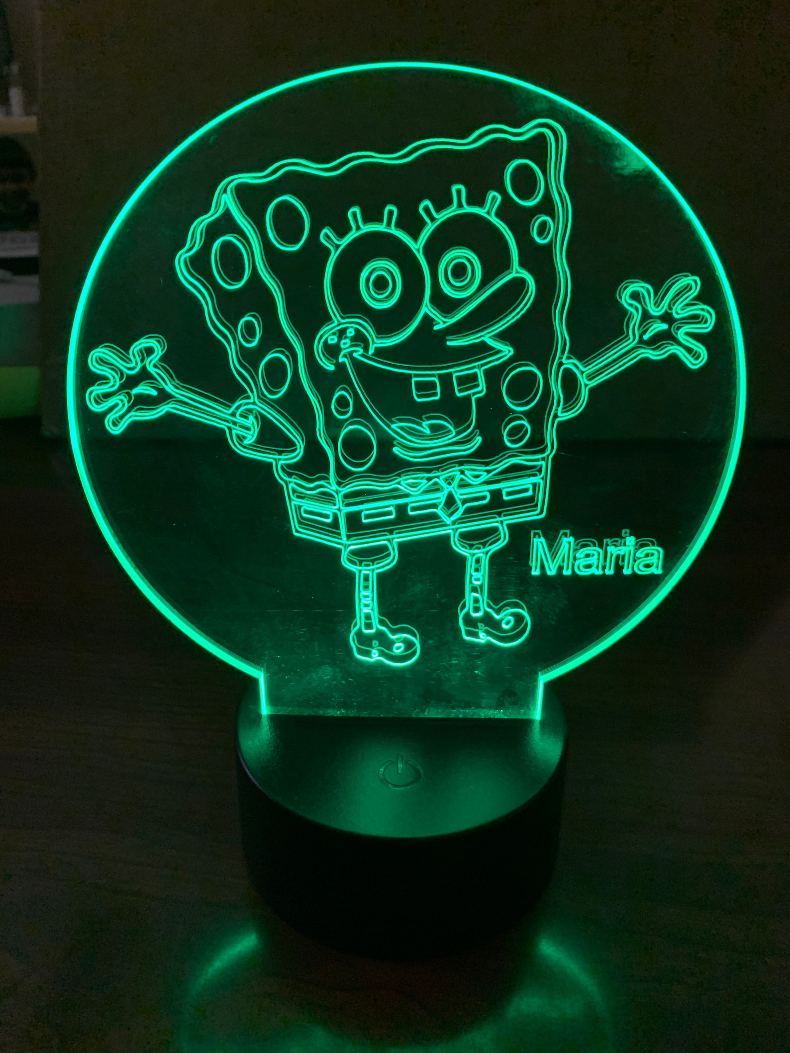 Spongebob LED Night Light - Etsy