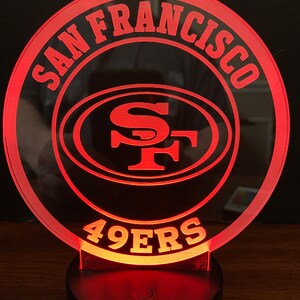 San Francisco 49ers LED Light - Etsy