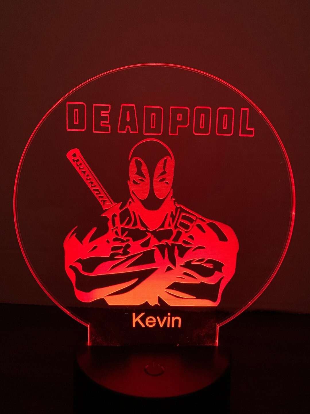 DEADPOOL Lighted Sign Personalized - Etsy