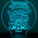 Teenage Mutant Ninja Turtles Light Personalized - Etsy