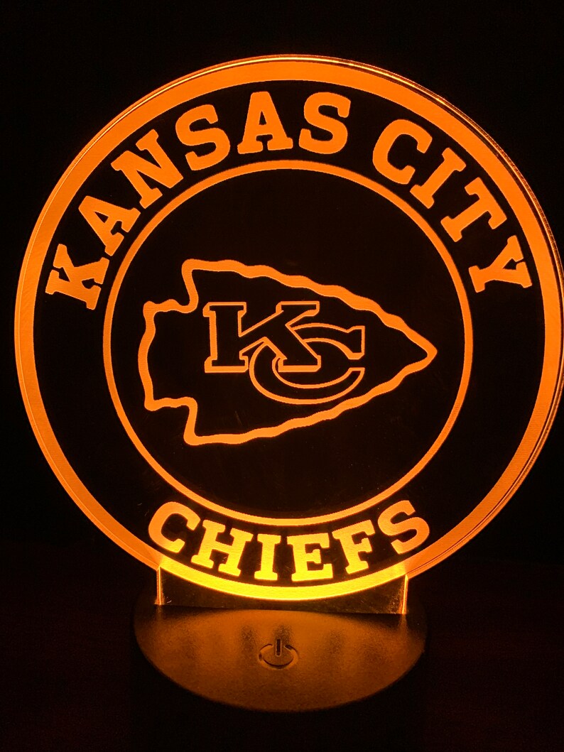 Kansas City Chiefs LED Light - Etsy