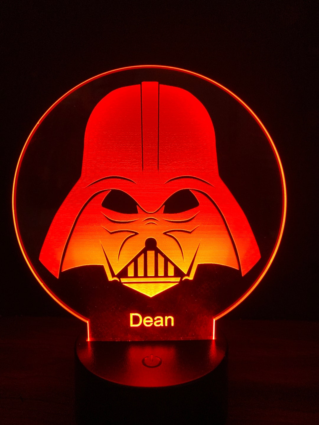 Darth Vader LED Light Personalized - Etsy