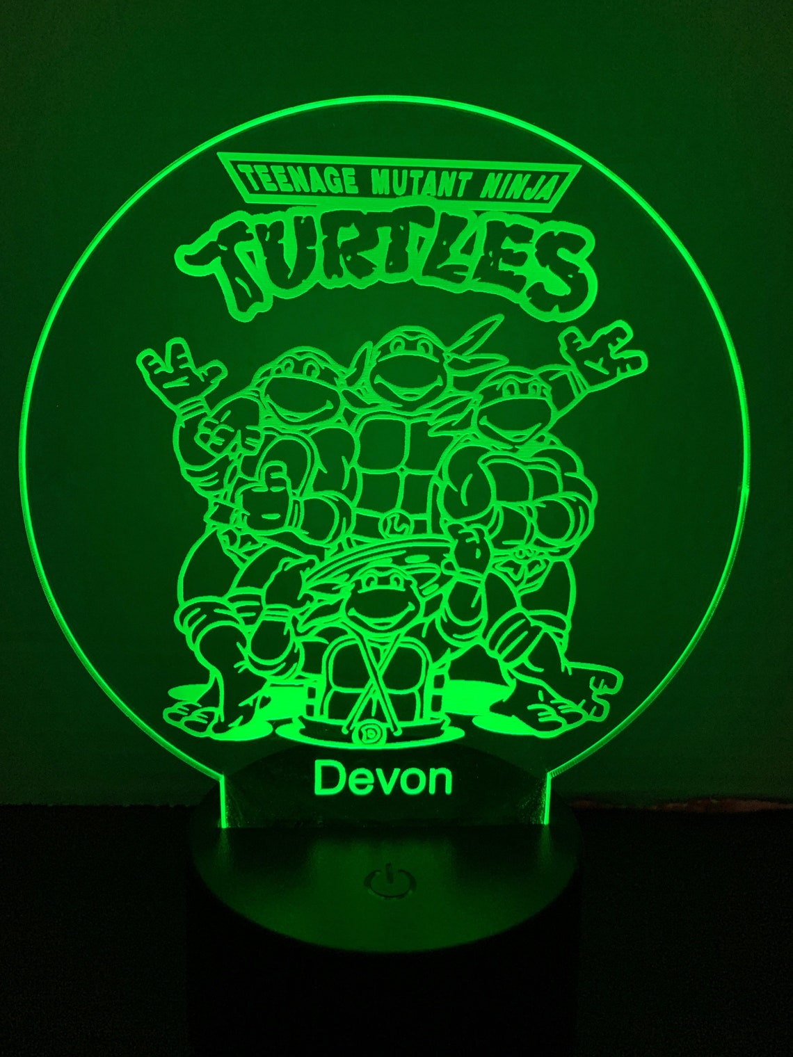 Teenage Mutant Ninja Turtles Light Personalized | Etsy