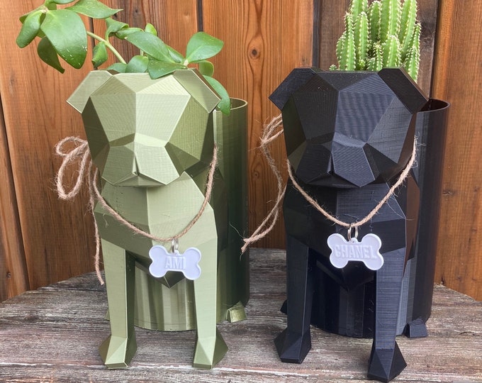 Pug Succulent Planter - Etsy