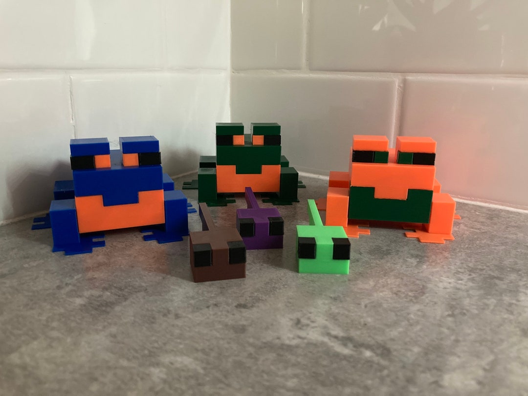 Minecraft Frog and Tadpole - Etsy