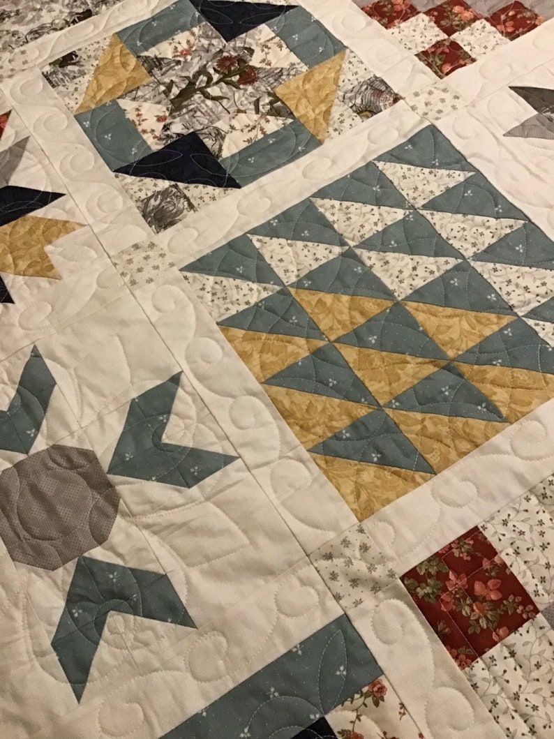 Memoirs Sweet Sampler Quilt by Lavender Lime Designs - Etsy