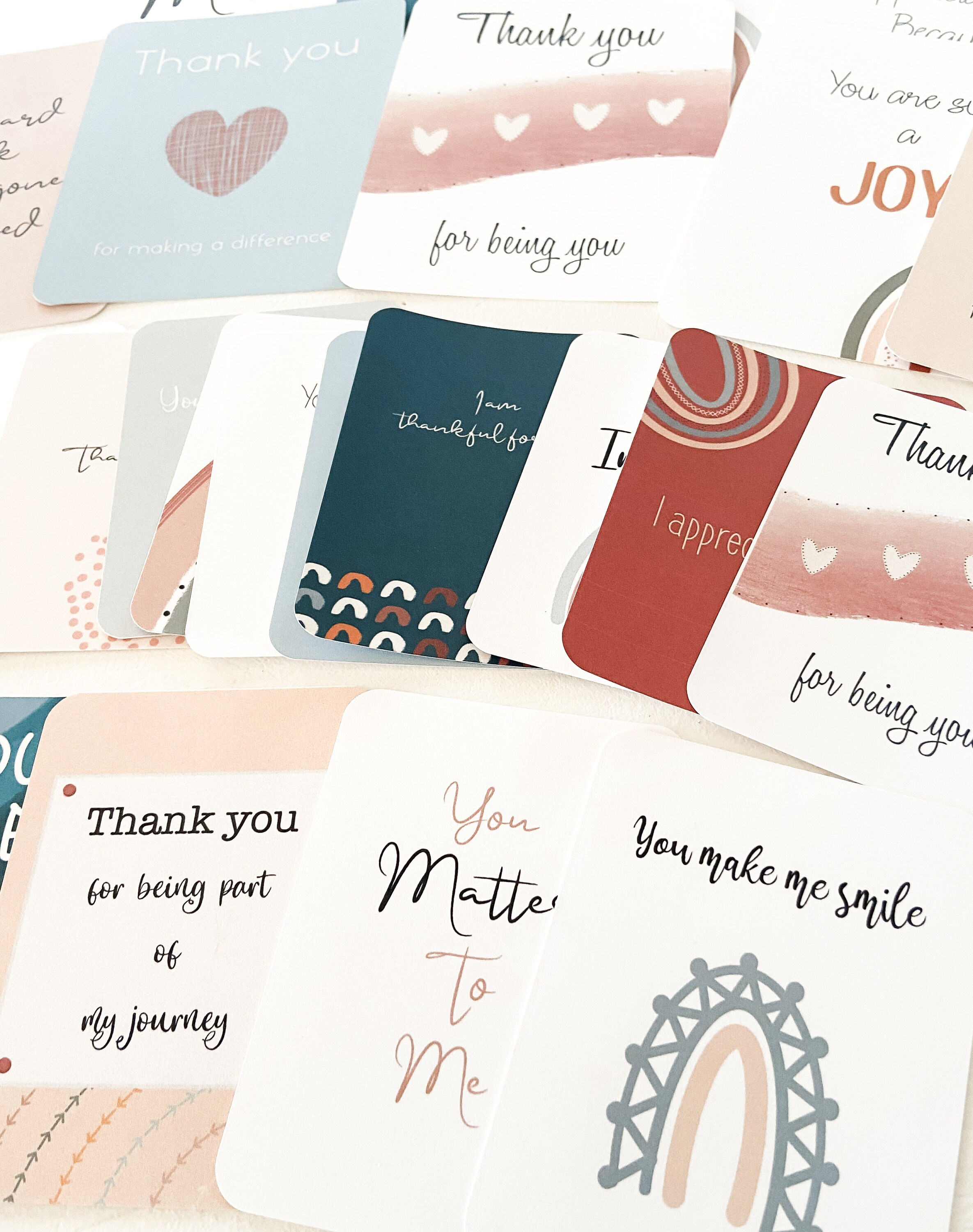Thank You Cards, Encouragement Cards, Affirmation Cards,20 4.25x5.5 and ...