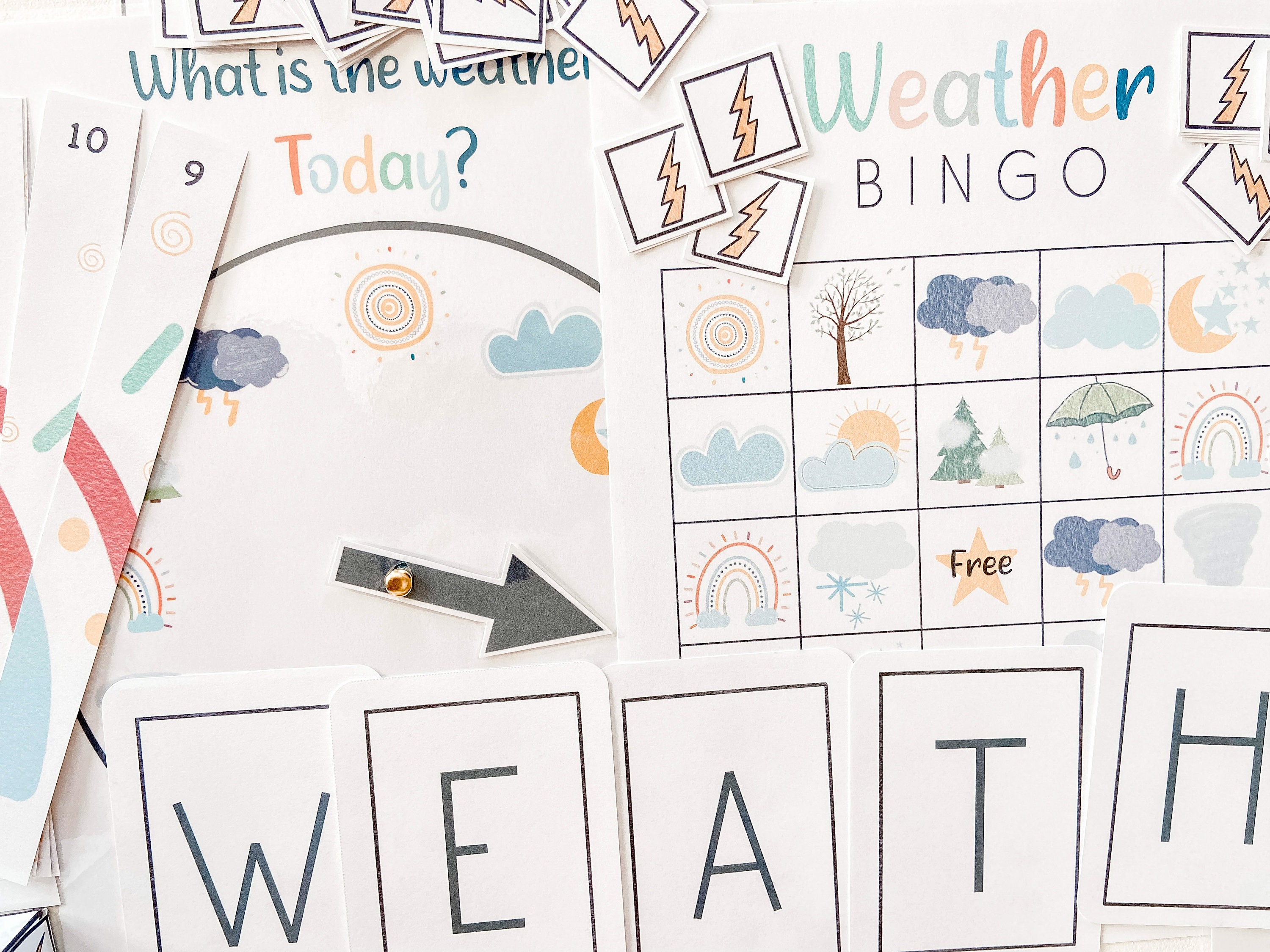 Weather & Water Cycle Printable Bundle | Homeschool Science (digital ...