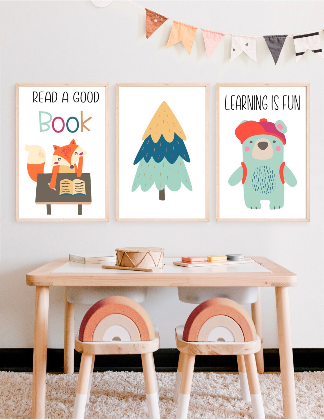 Homeschool Prints, Educational Kids Wall Art (PDF Prints) - Etsy