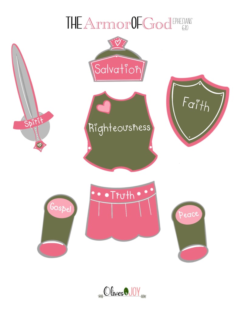 Armor of God Printable Activity, Sword of the Spirit, Sunday School ...