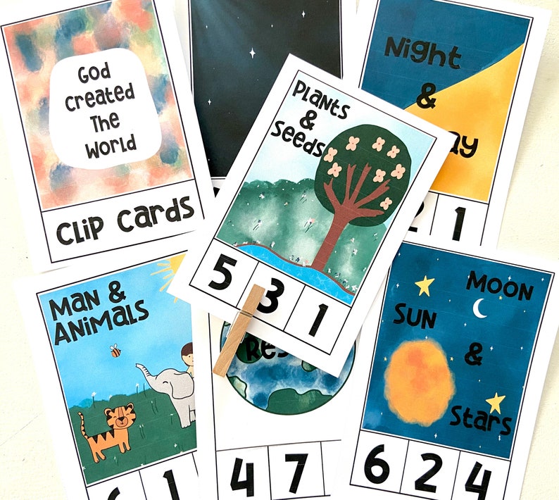 Interactive Creation Bible Study | Play-based Learning (digital ...