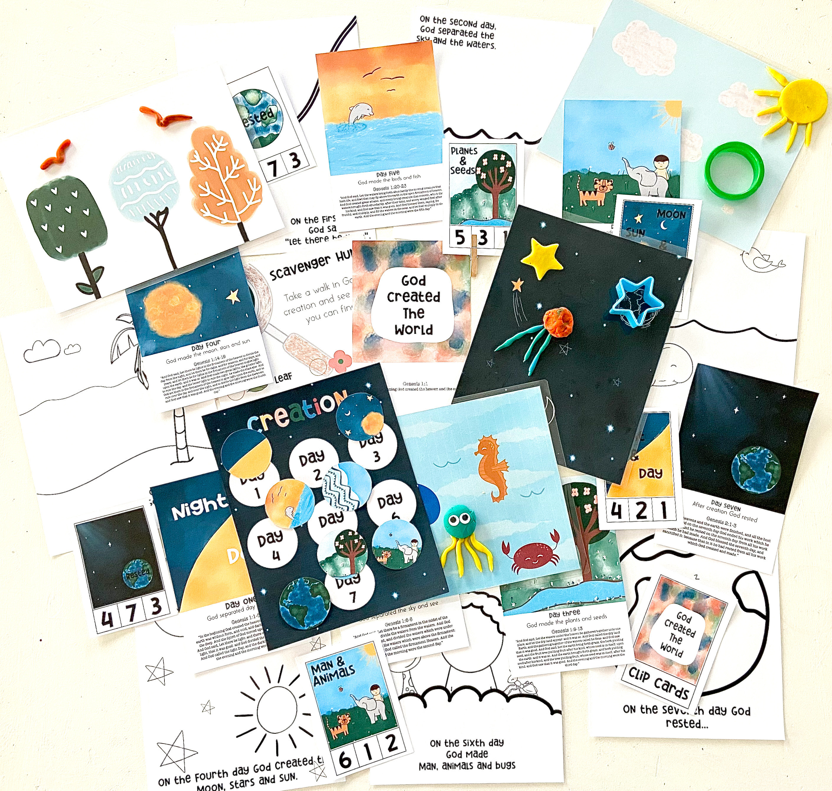 Interactive Creation Bible Study | Play-based Learning (digital ...