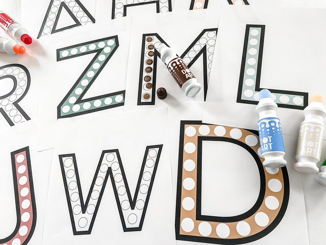 ABC Do A Dot Pages, Alphabet Do A Dot Pages, Letters, Abc’s, Do A Dot ...