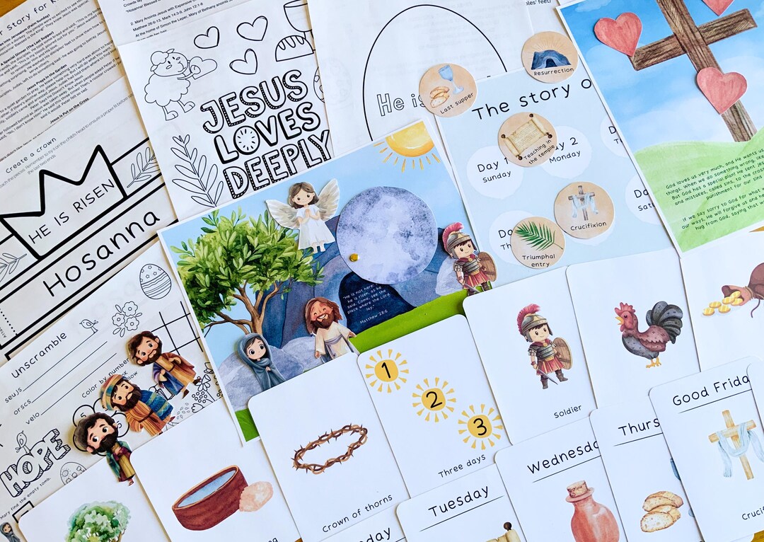 Easter Story | Resurrection Easter Activity | Kids Easter Story ...