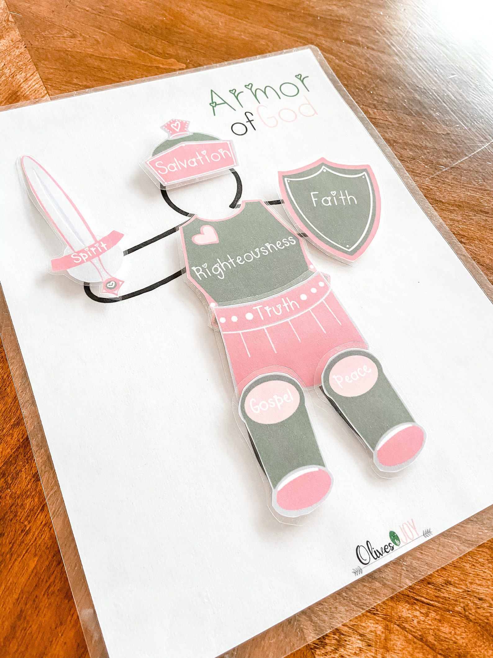 Armor of God Printable Activity, Sword of the Spirit, Sunday School ...
