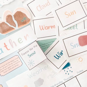 Weather Unit Study Water Cycle Nature Study Science - Etsy