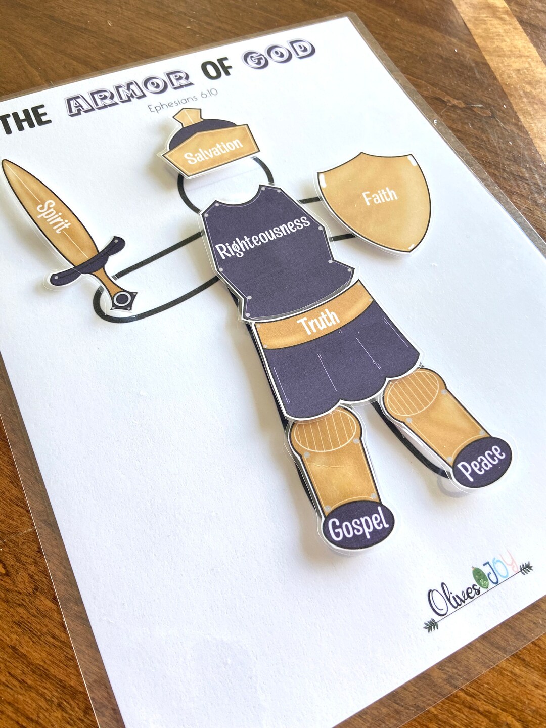 Armor of God Printable Activity, Sword of the Spirit, Sunday School ...