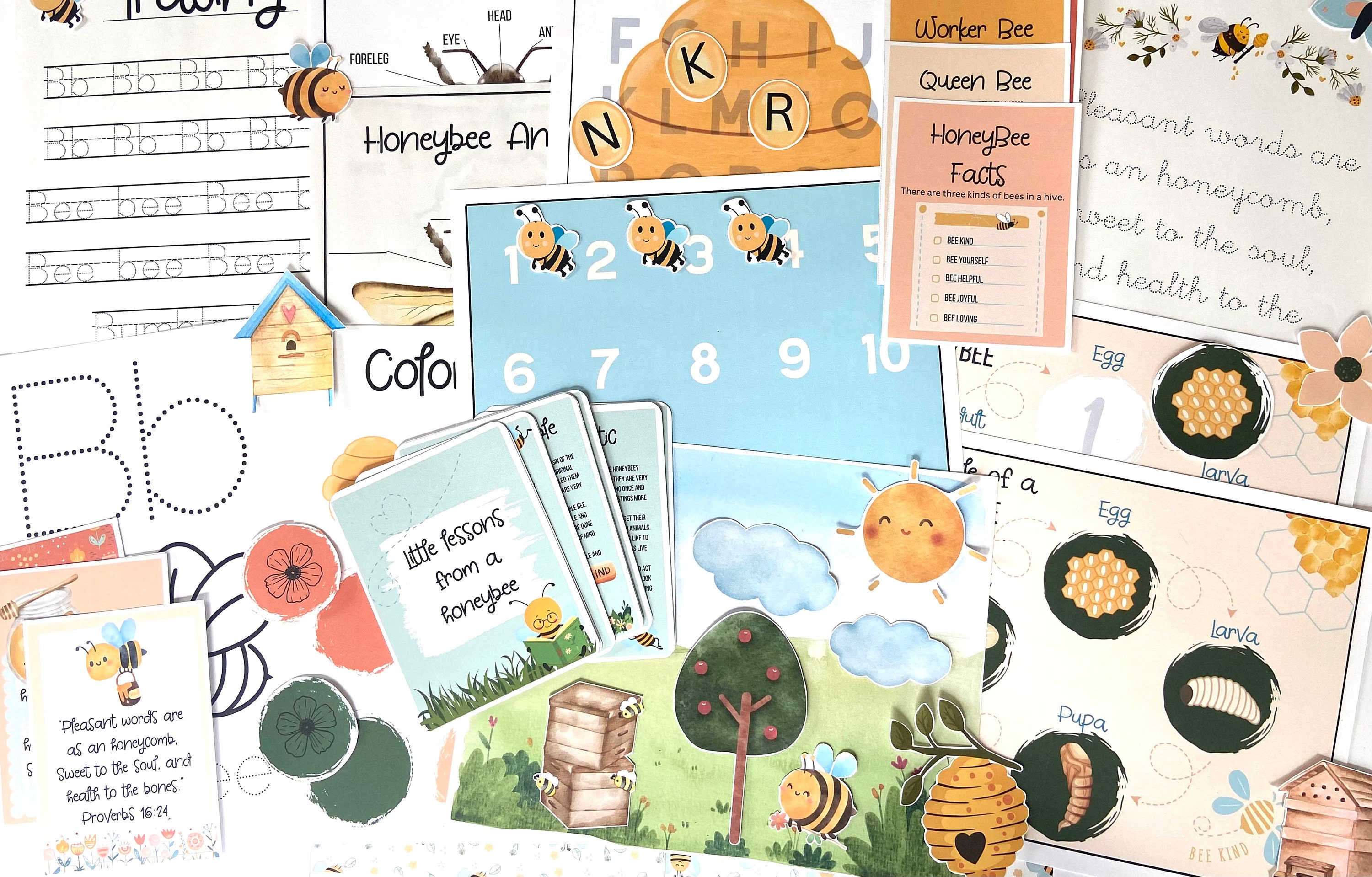 Bee Study Honeybee Study Bee Activities Honeybee Lesson Bee Life Cycle ...