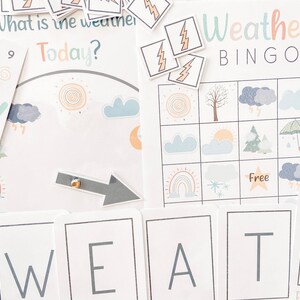 Weather Unit Study Water Cycle Nature Study Science - Etsy