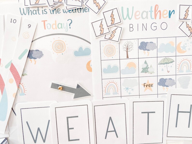 Weather Unit Study Water Cycle Nature Study Science - Etsy