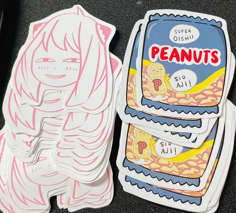 Anya Forger Spy X Family Peanuts Meme Smug Face 2 Pack 2 - Etsy Finland