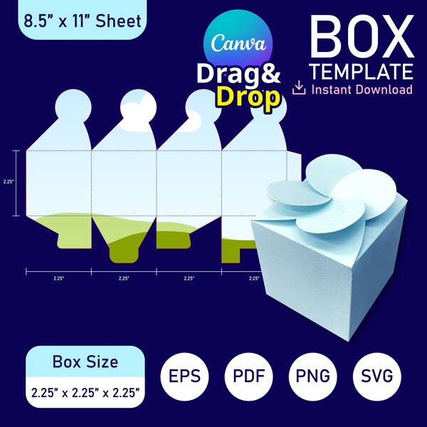 TV Box Template, Television Box Template, Candy Box Template, Gift Box ...