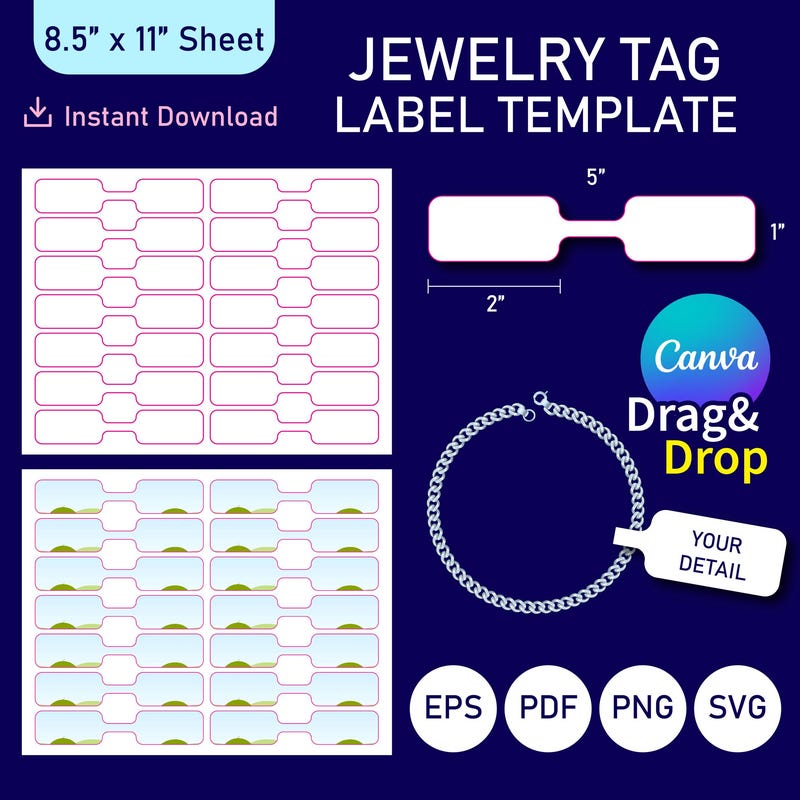 Custom Jewelry Tags - Etsy