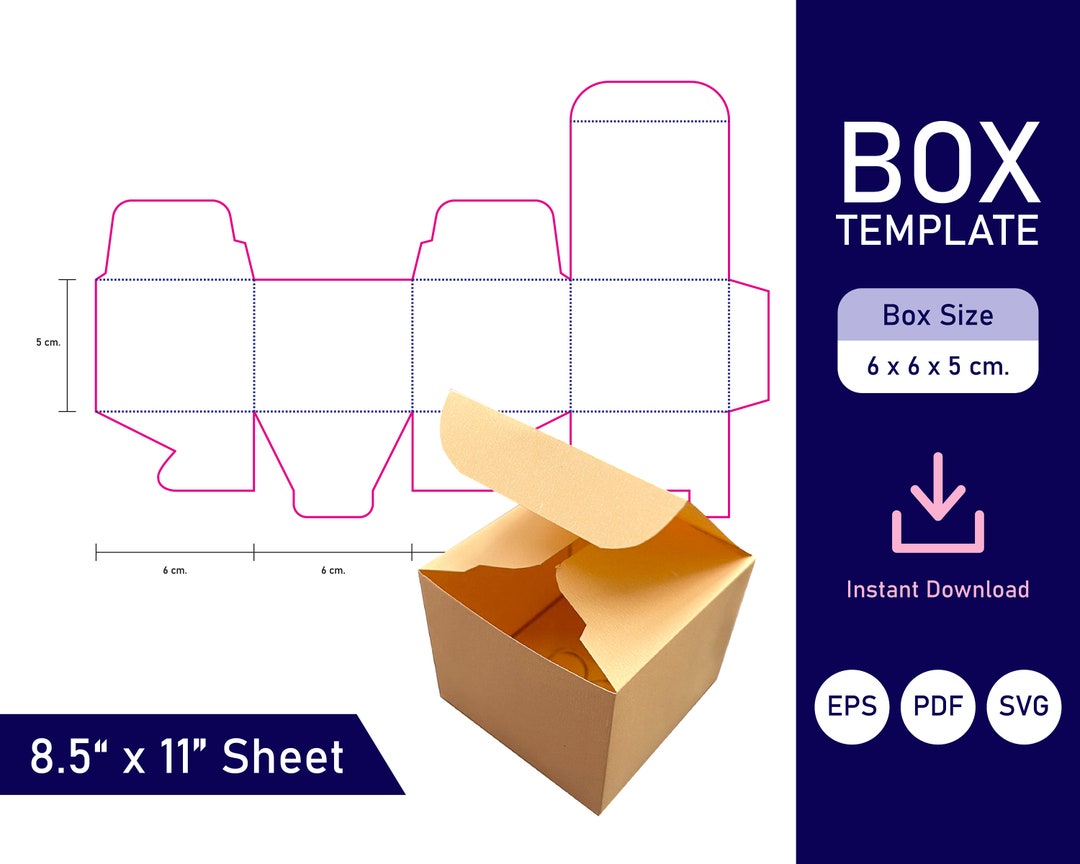 Classic Box Template Accessories Box Template Accessories - Etsy