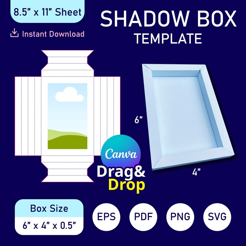 Light Box Template - Etsy