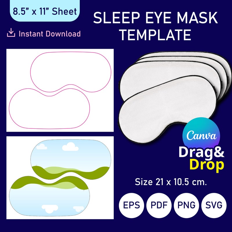 Mask Template - Etsy
