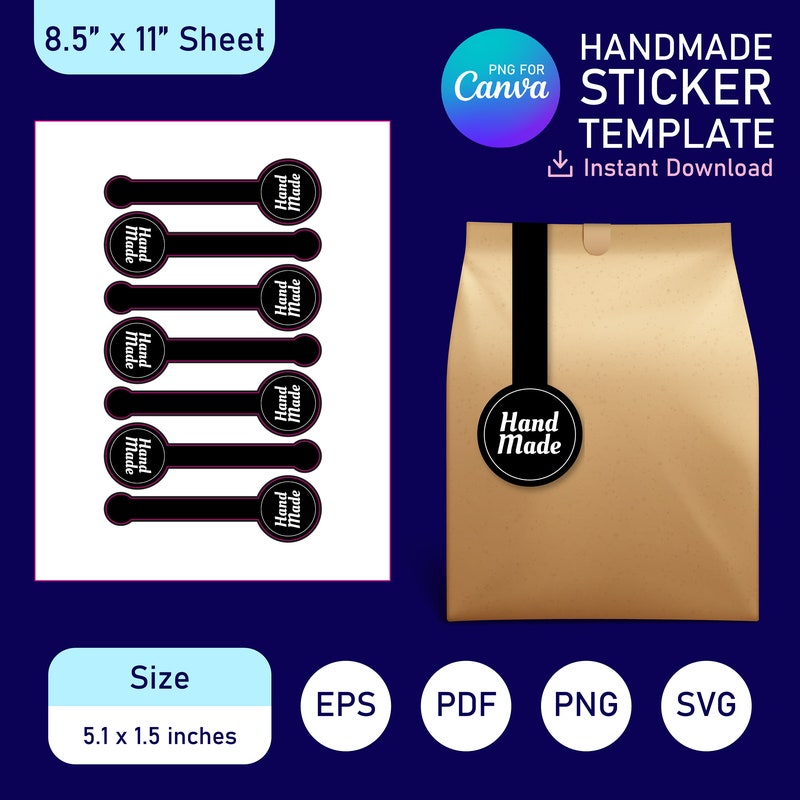 Handmade Stickers - Etsy