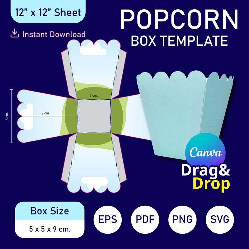 Popcorn Boxes - Etsy