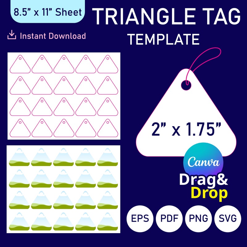 Printable Triangles - Etsy