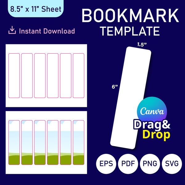 Blank Bookmarks - Etsy