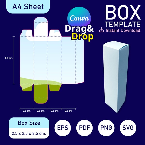 Box Template - Etsy