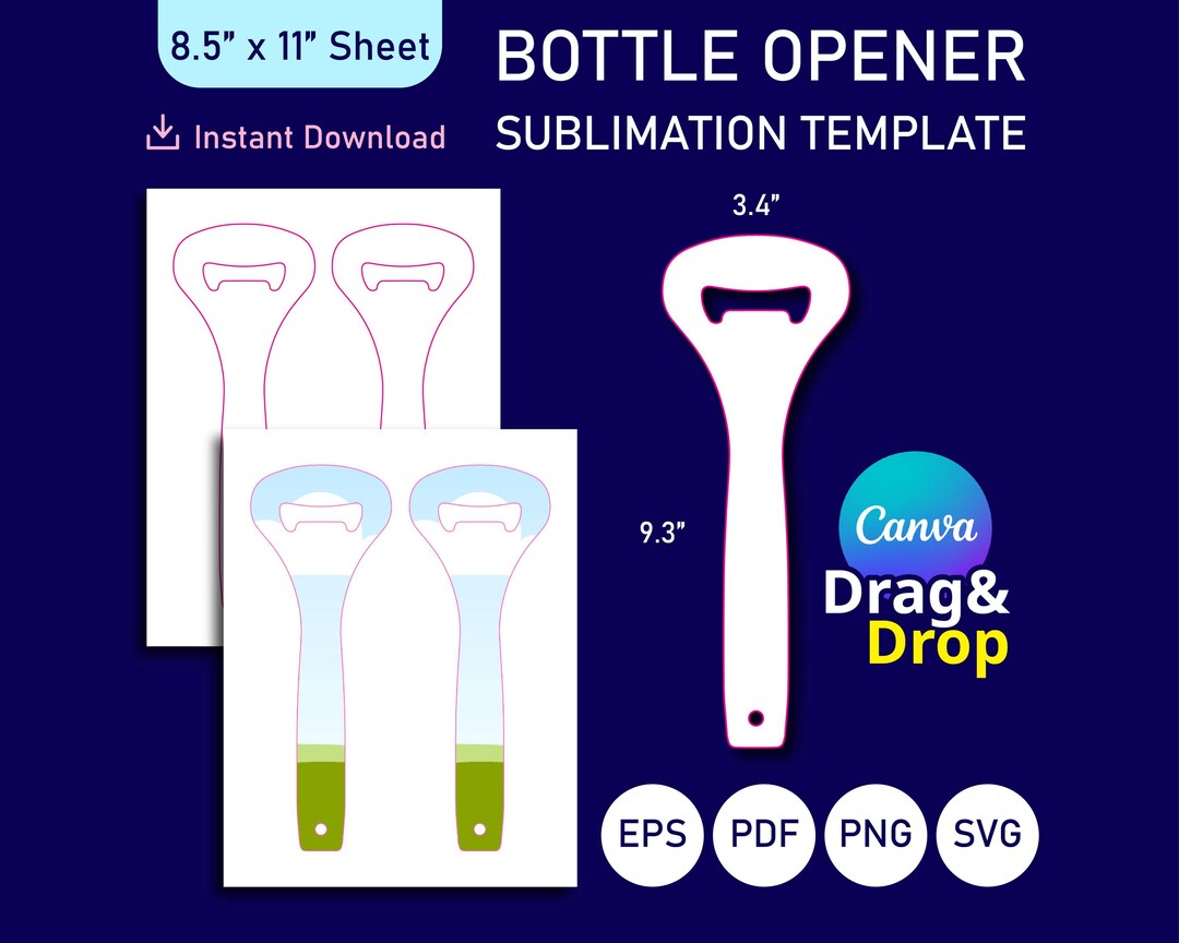 Bottle Opener Template, Stainless Steel Bottle Opener Template, Beer ...