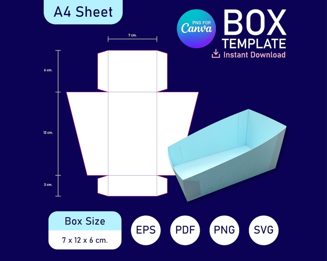 Display Box Template, Counter Tray Template, Display Tray Template ...