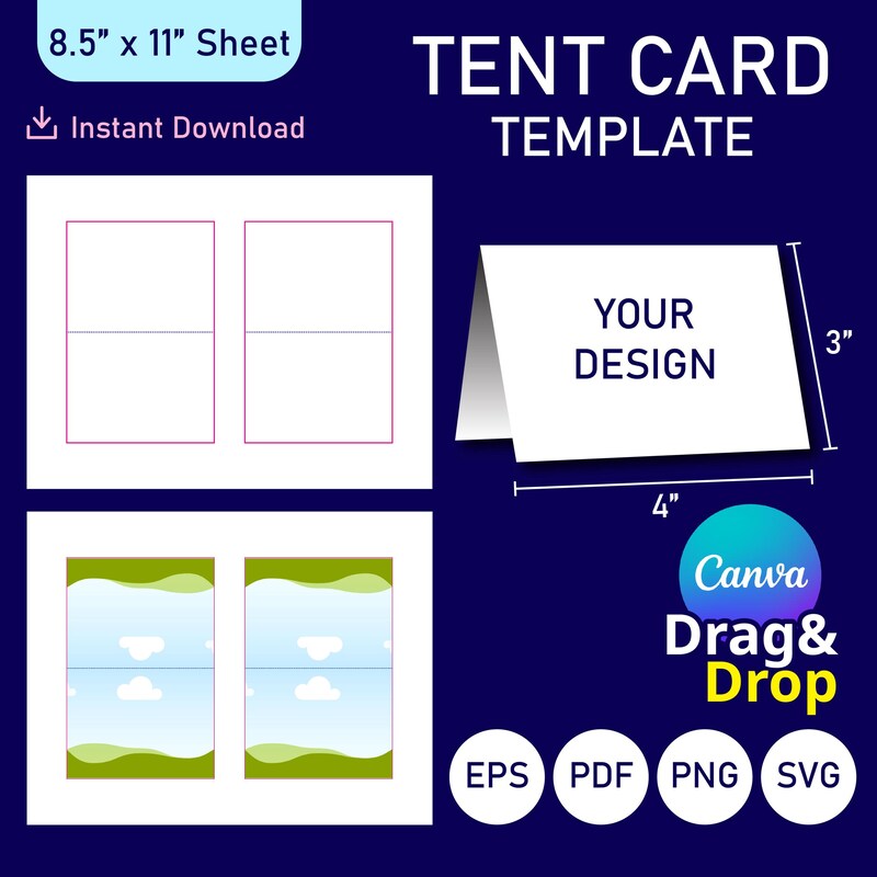 Food Tent Cards - Etsy