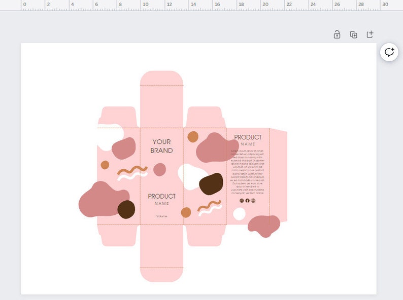 Serum Box, Serum Box Template, Serum Box Design, Serum Box Packaging ...