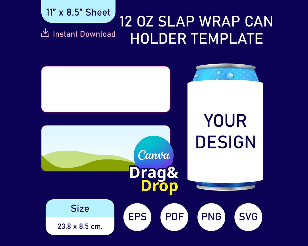 Can Holder Template, Stainless Steel Can Template, Can Holder ...