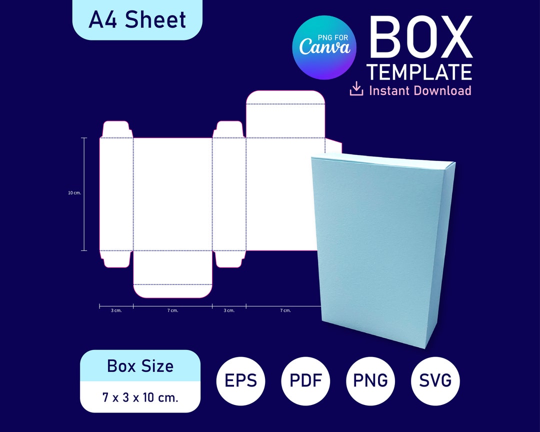 Soap Box Template Classic Box SVG Soap Box Packaging Soap - Etsy