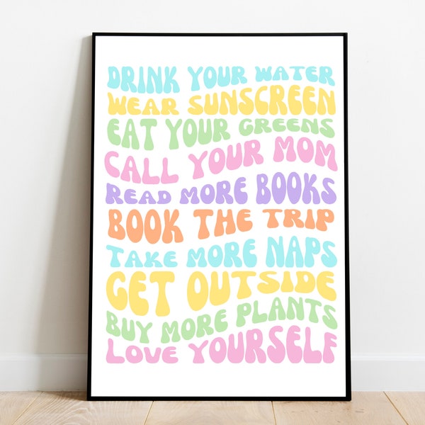 Motto Poster - Etsy