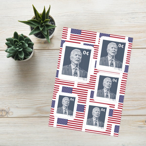 Joe Biden Zero Cent Stamp - Etsy