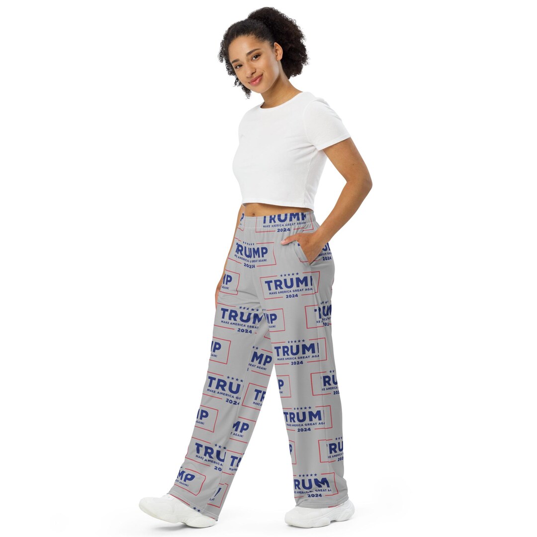 Trump Pajama Pants: Unisex Wide-leg Republican Gift - Etsy