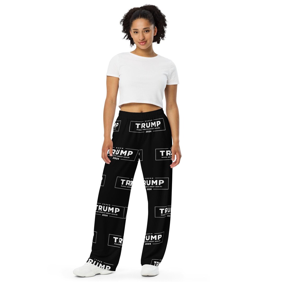 Trump 2024 Pajama Pants: Unisex Wide-leg Loungewear - Etsy