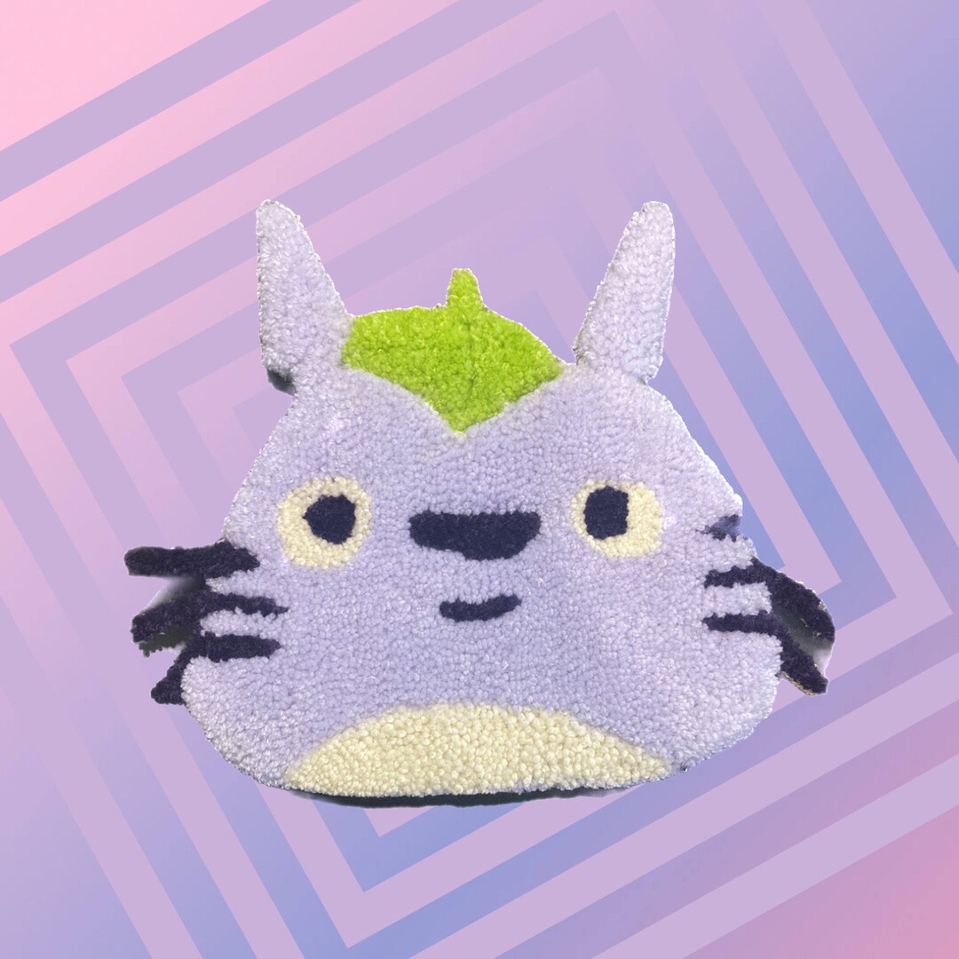 Totoro Cutie Rug Wall Art - Etsy