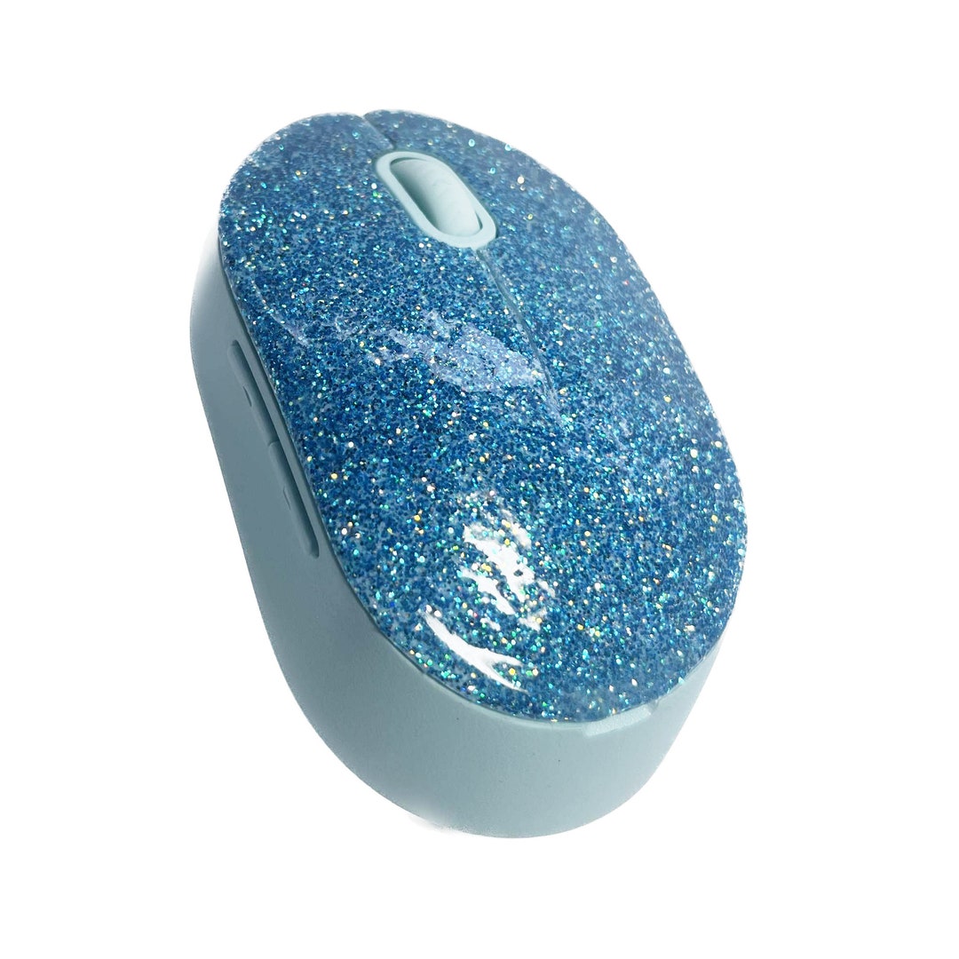 Glittered Wireless Mouse - Etsy