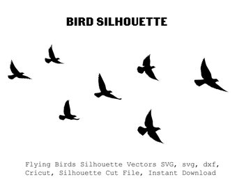 Birds Silhouettes, Birds Clipart, Birds Svg, Bird Silhouette Clip Art ...