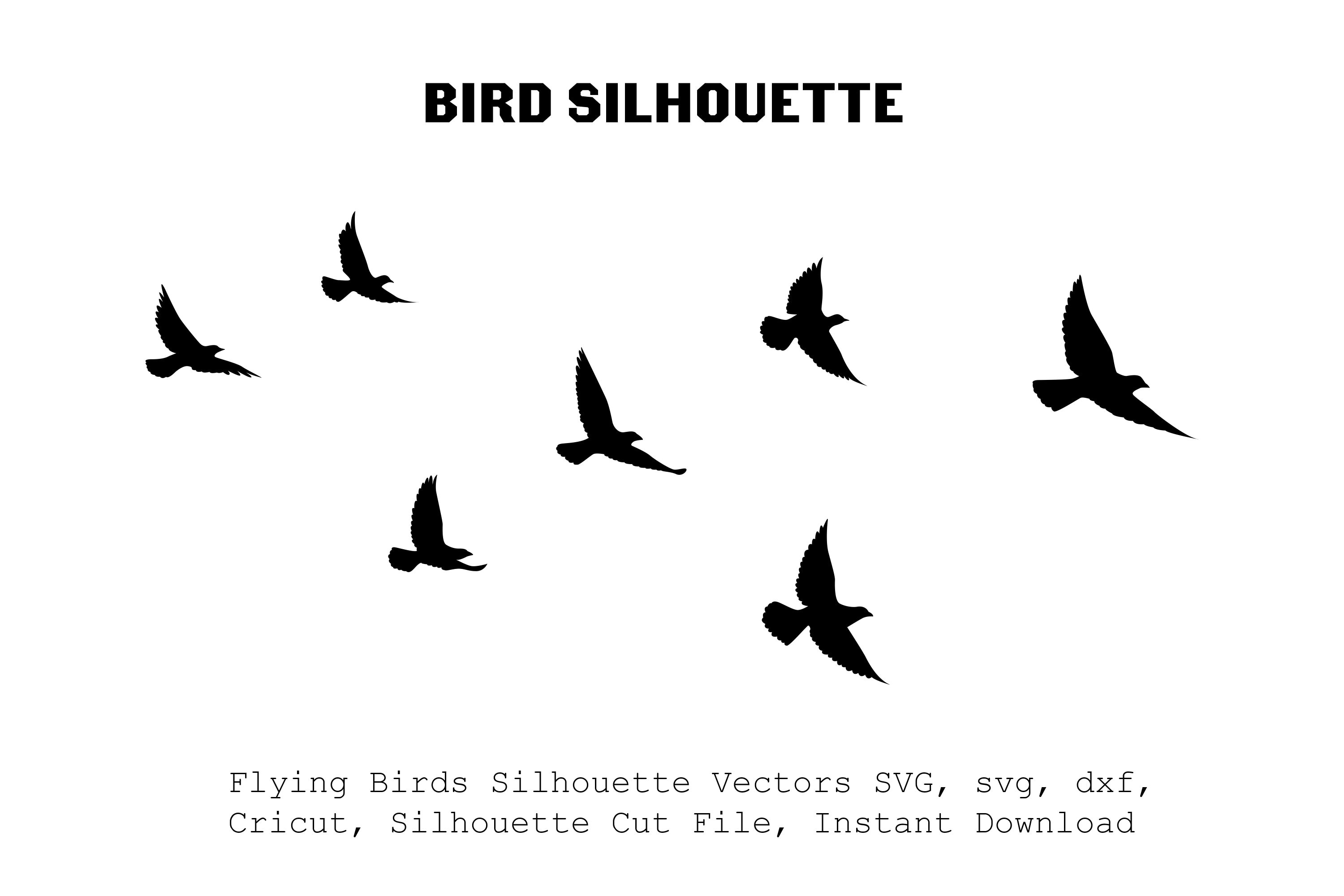 Birds Silhouettes, Birds Clipart, Birds Svg, Bird Silhouette Clip Art ...