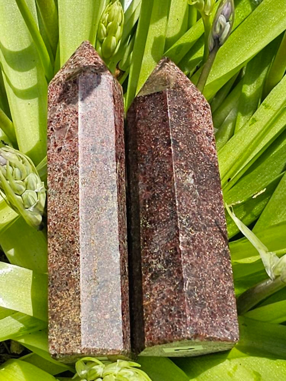 Red Garnet Crystal Tower - Etsy